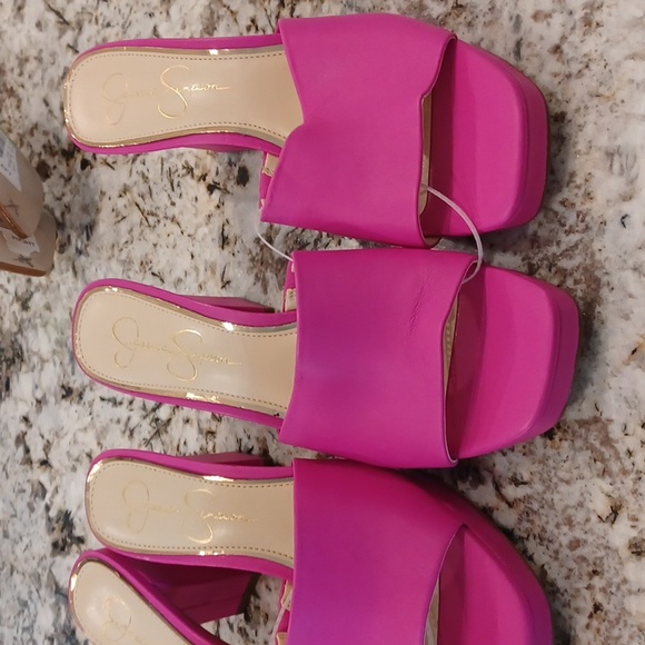 Jessica Simpson | Shoes | Jessica Simpson Elyzza Womens Pink Sandals ...